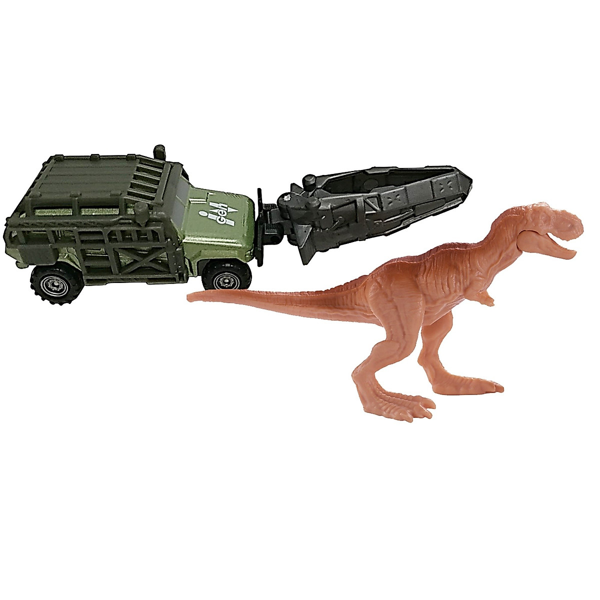MATCHBOX JURASSIC WORLD DINO TRANSPORTERS TYRANNO-HAULER Vehicle and figure