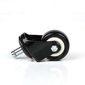 Figrosd Low Rolling Stool Roller Short Stools Universal Swivel Caster Stools Easy Mobility and Convenient Work,9 inch Height-Weight Capacity 350 Pounds (Black)