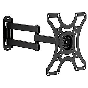 Mount-It! TV Wall Mount Bracket with Full Motion Arm Fits 13-42” Flat Screen TVs VESA 75, 100, 200, 55lb Weight Capacity WITH 15" EXTENSION