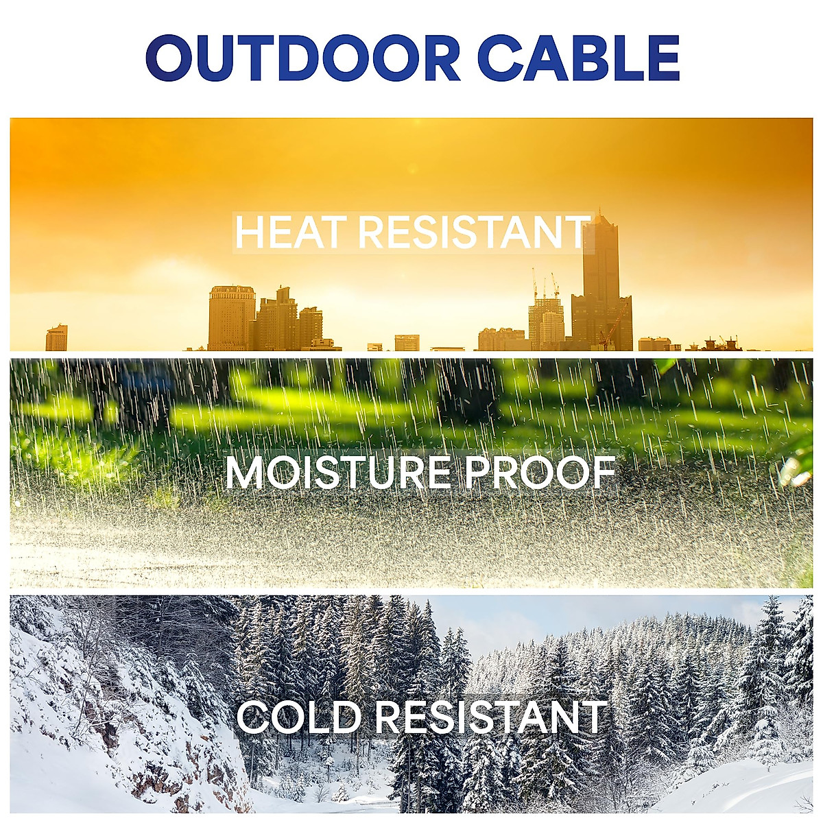 VIVO Black 250ft Bulk Cat5e, CCA Ethernet Cable, UTP Pull Box, Cat-5e Wire, Waterproof, Outdoor, Direct Burial CABLE-V018