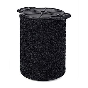 WORKSHOP Wet/Dry Vacs Vacuum Filters WS24200F Foam Filter For Wet/Dry Vacuum Cleaner (Single Wet Application Foam Filter) For WORKSHOP 5-Gallon To 16-Gallon Shop Vacuum Cleaners