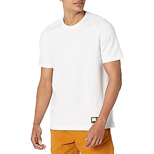 adidas mens Tech Grade Tee White Medium