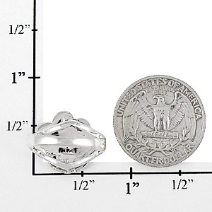 Dog Paw Sterling Silver 925 Genuine Spiny Turquoise Ring (Multi-Gemstones, 8)