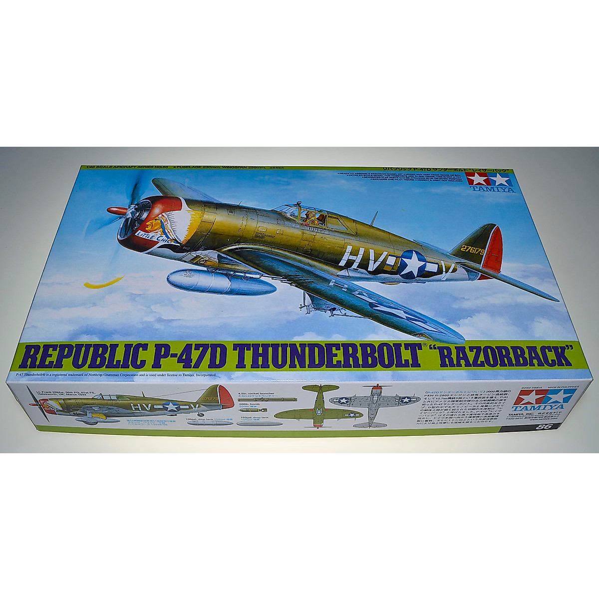 TAMIYA 1/48 Republic P-47D Thunderbolt - Razorback