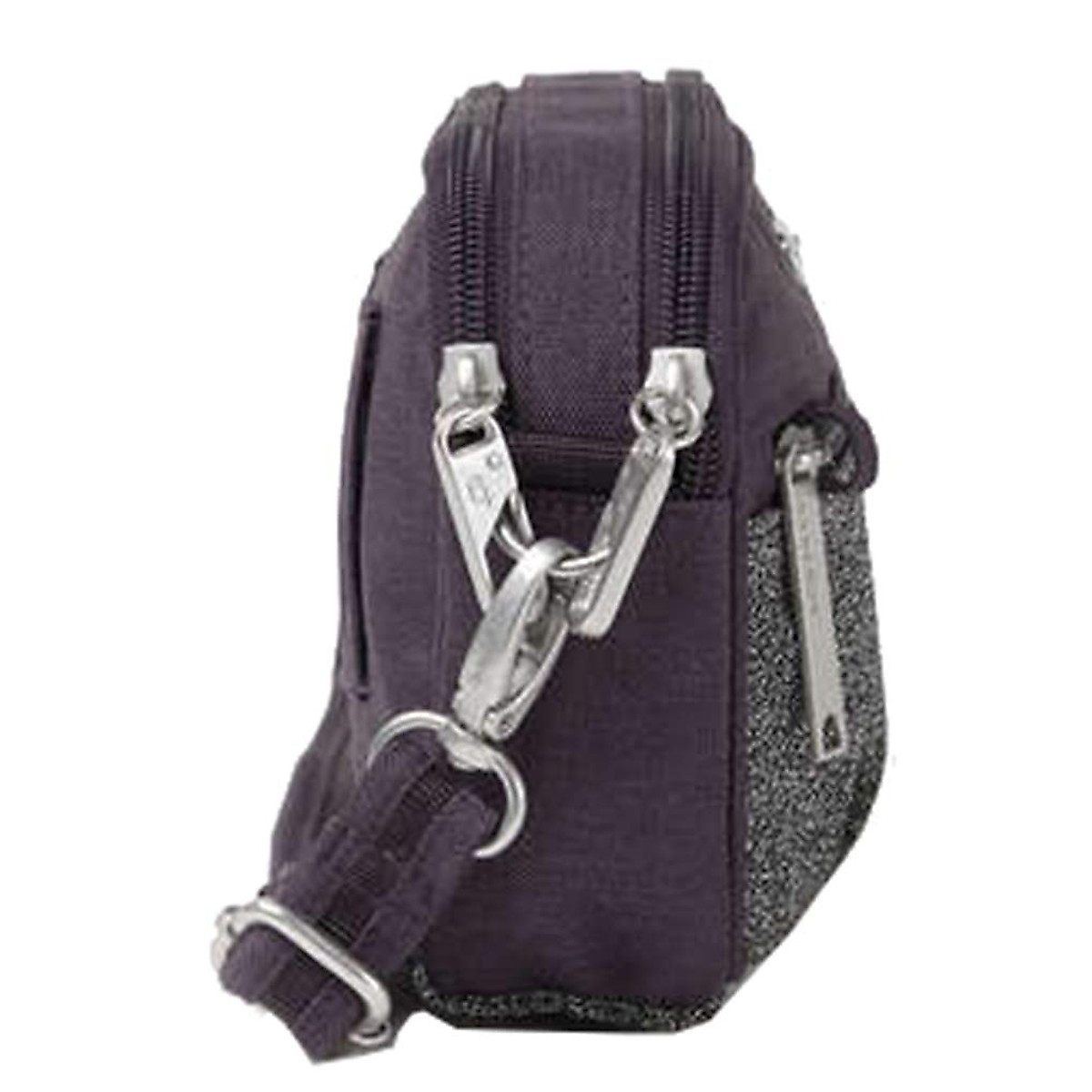 Baggallini womens Crossbody Handbag, Blackberry Antitheft, One Size US