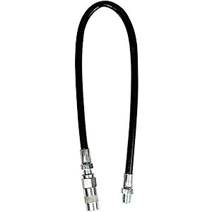 Performance Tool W54211 18-Inch Flex Grease Gun Hose Extension With Coupler, 4,500 Working PSI (1/8 NPT)