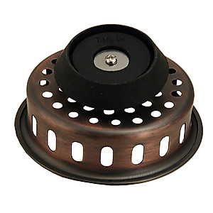 Replacement Basket for Kitchen Sink Strainers, Antique Copper Finish - By Plumb USA