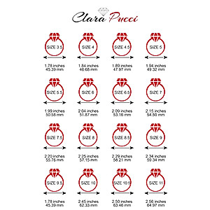 Clara Pucci 1.7 ct Princess Cut Halo Solitaire Simulated Ruby Designer Art Deco Statement Wedding Ring Band Set 18K Yellow Gold 3.5