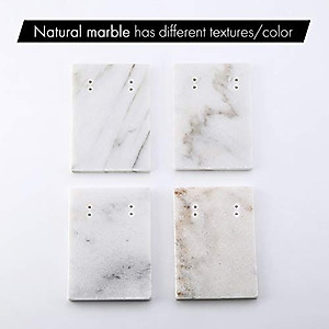 KES Hand Towel Holder Stand for Bathroom Countertop Double-L Hand Towel Rack with Marble Base for Bathroom Vanity Freestanding SUS 304 Stainless Steel Brushed Finish, BTH220B-2