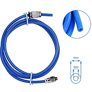 Capricorn Upgrade Bowden PTFE Tubing XS Series 1 Meter for 1.75mm Filament with Teflon Tube Cutter& 3X PC4-M6 3X PC4-M10 Pneumatic Fittings for Creality Ender 3/Pro 5 CR-10/10S 3D Printer