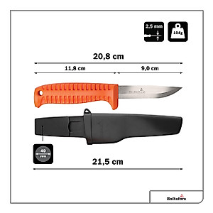 Hultafors Craftsmans Knife HVK BIO with Holster