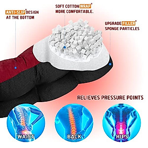 Detiblue Indoor Bench Cushions Patio Furniture Cushions Non-Slip Bottom Bay Window Seat Cushions Porch Swing Cushions (36x14,Light Grey)