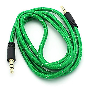 Aux Audio Cable Compatible with Amazon Fire 7 Kids Edition (2019 Release), Kindle Fire HDX 8.9 (2013 Release),7 (2013 Release) - 3.5mm Adapter Car Stereo Aux-in Cord Speaker Jack Wire