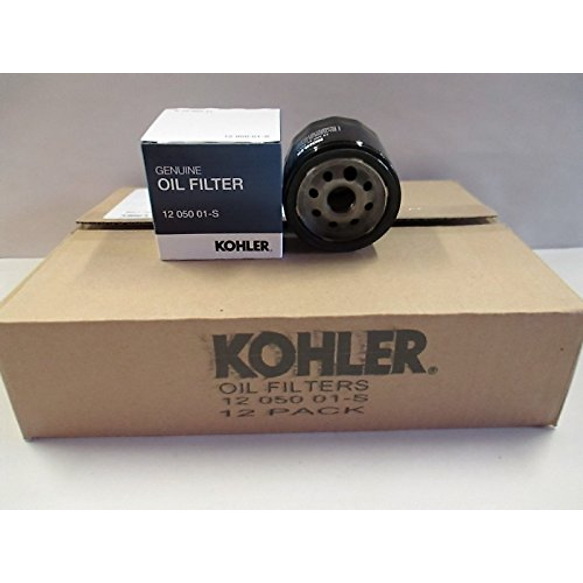 KOHLER 12 050 01-S Engine Oil Filter For CH18 - CH25 And CV18 - CV25- 12 pack
