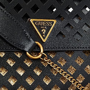 Guess AQUA CROSSBODY FLAP Women's Bag, Black