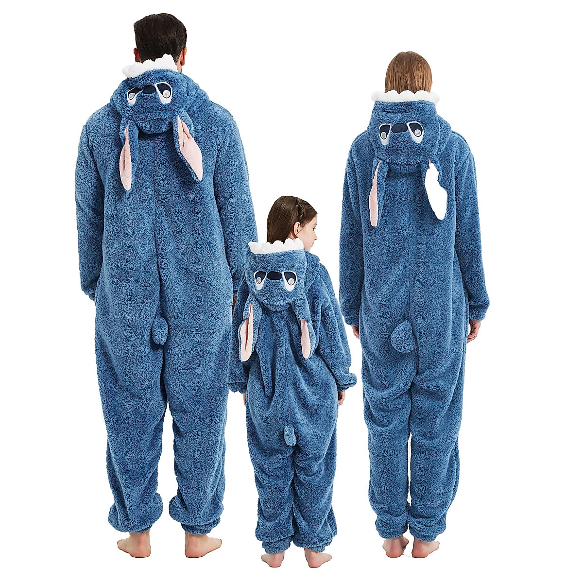 III HHONS Animal Onesie Women Men Cartoon Costume Pajamas Cosplay Unisex Onesies for Halloween