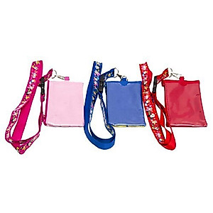 3 X Disney Mickey Minnie & Friends Lanyard with ID Badge Holder Wallet Coin Purse Ticket Key Chain