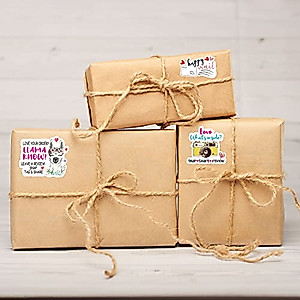 Love Your Order Let Llama Know Stickers,Thank You Stickers,Handmade Stickers,Small Shop Stickers,Envelopes Stickers for Small Business, Online Retailers,Handmade Goods,500 Labels Per Roll