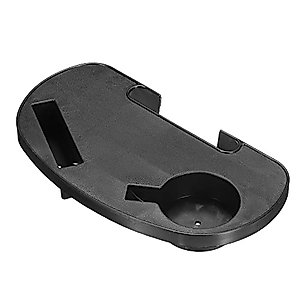 PATIKIL Adjustable Zero Gravity Tray, Small Size Water Cup Holder Trays Lounge Chair Accessory for Outdoor Camping, Black