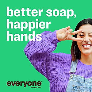 Everyone Liquid Hand Soap, 12.75 Ounce (Pack of 1), Spearmint and Lemongrass, Plant-Based Cleanser with Pure Essential Oils