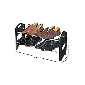 Sunbeam Home Basics 2-Tier Shoe Rack