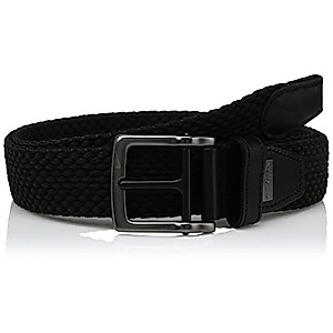 Nike Men's G-Flex Woven Stretch Golf Belt, Jet Black, 36