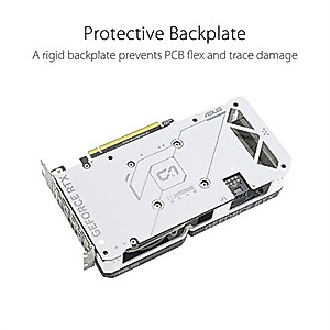 ASUS Dual GeForce RTX™ 4060 Ti White Edition 8GB GDDR6 (PCIe 4.0, 8GB GDDR6, DLSS 3, HDMI 2.1, DisplayPort 1.4a, Axial-tech Fan Design, 0dB Technology, and More)