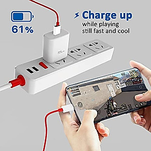 Warp Charger 65W for OnePlus 9R/9RT 5G/9/9 Pro, OnePlus Charger Warp Charge for OnePlus Nord 2 5G/8T/8T+ 5G,USB Wall Plug Block Replacement with Warp Charging USB A to C Cable（3.3ft）