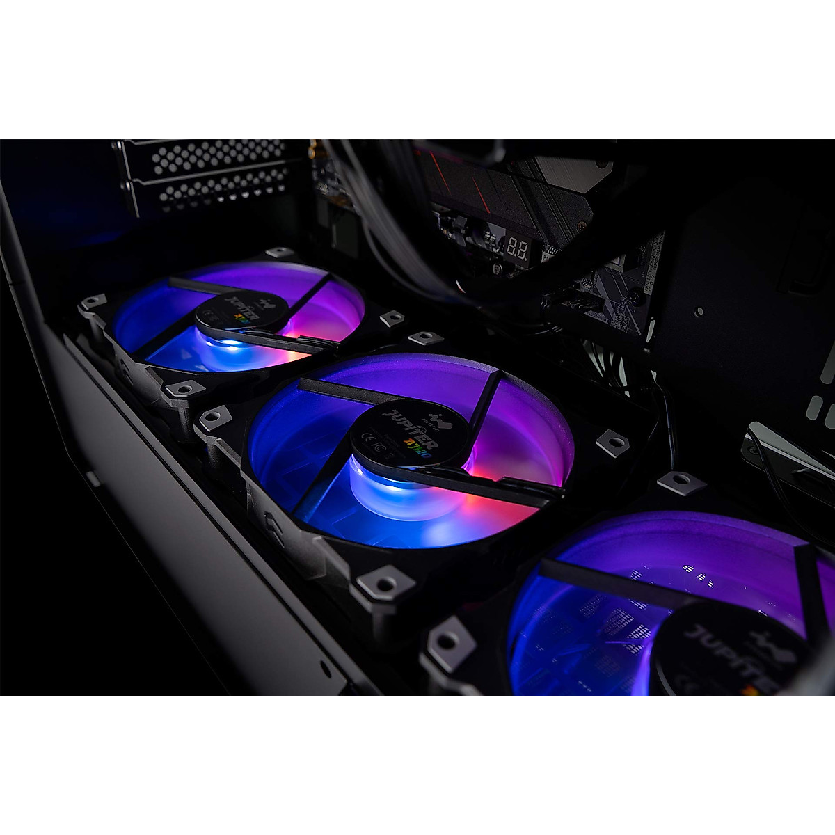 IN WIN Jupiter AJ120 High Air Flow Addressable RGB Fan Kit 120mm (Triple Pack)