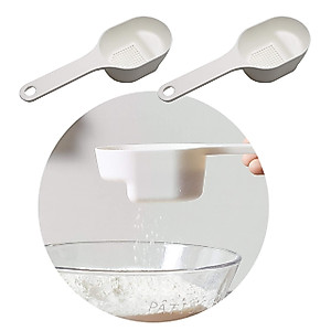 EIKS 2 Pack Flour Sifter Spoon Strainer for Powdering Sugar Spice Flour Herbs Kitchen Cooking Utensil