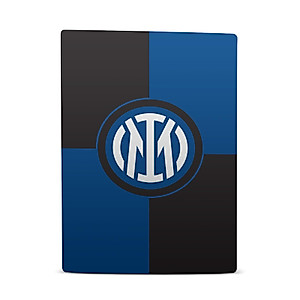 Head Case Designs Officially Licensed Inter Milan Flag Badge Vinyl Faceplate Sticker Gaming Skin Decal Cover Compatible With Sony PlayStation 5 PS5 Digital Edition Console