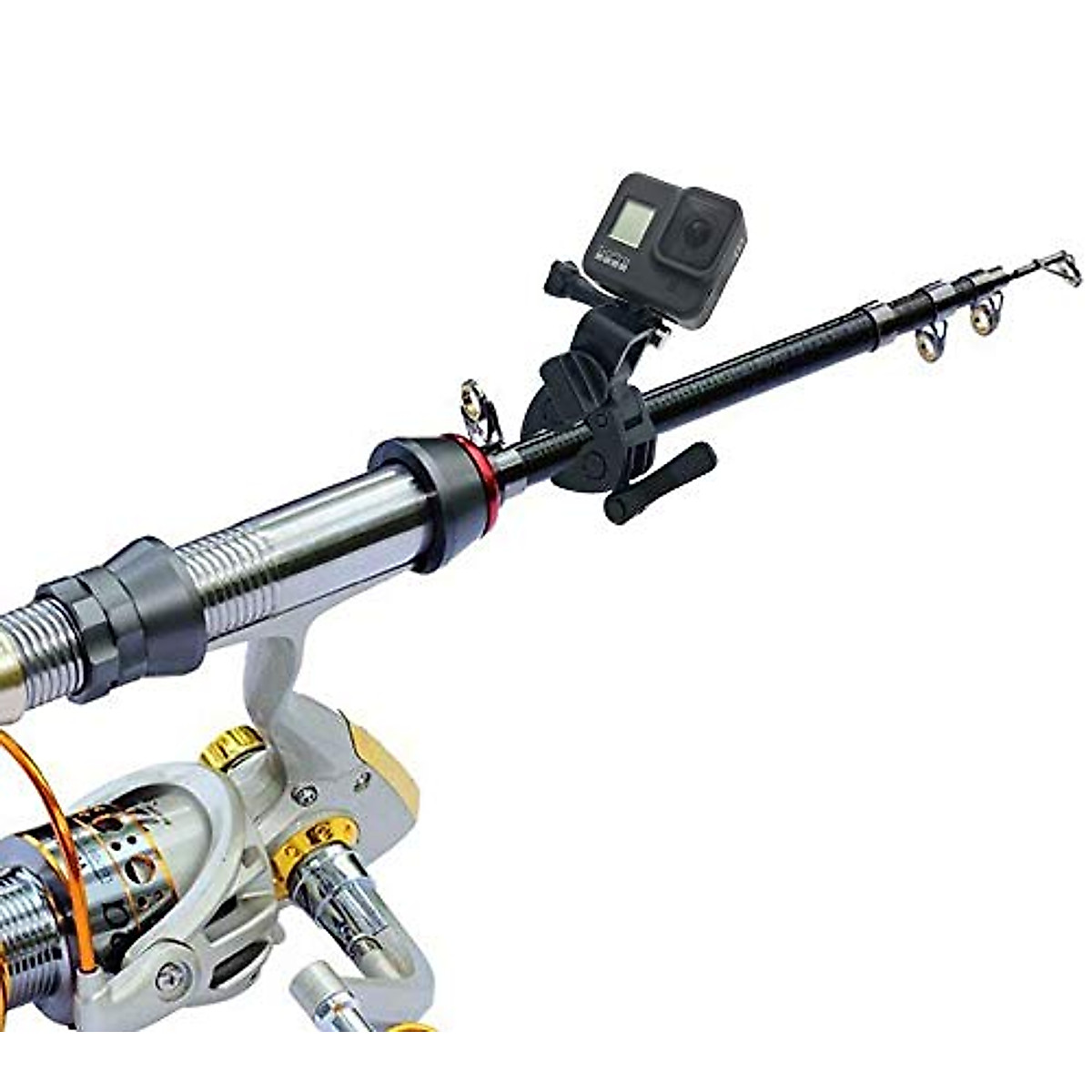 vgsion Sportsman Gun/Rod/Bow Mount for GoPro Hero 11, Hero 10, Hero 9, Hero8, Insta360 One RS, Action Cameras