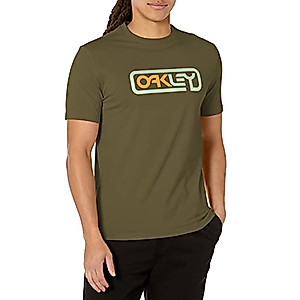 Oakley Unisex Adult Locked in B1b Tee T-Shirt, New Dark Brush/New Jade, X-Large US