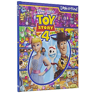 Disney Pixar Toy Story 4 Woody, Buzz Lightyear, Bo Peep, and More! - Look and Find Activity Book - PI Kids