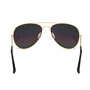 SOOLALA 2 Pairs Womens Classic Thin Metal Rainbow Mirrored Lens Aviator Sunglasses