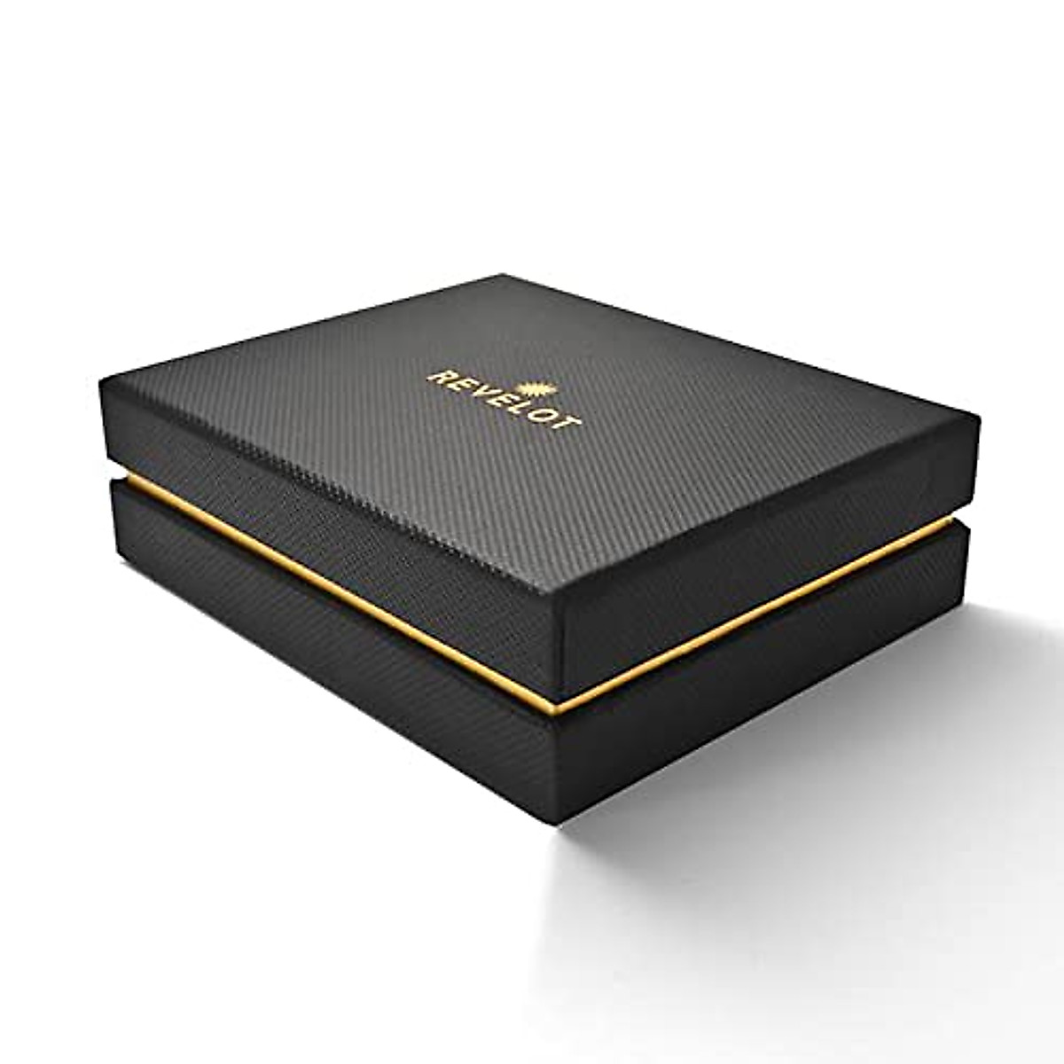 Revelot Unisex Wallet for Men & Women/Smart Card Holder/Trifold / W5 (Blue Saffiano)