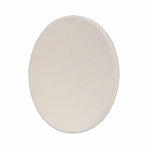 GasSaf 10" Round Pizza Stone for Oven and Grill, Small Baking Stone Safe and Duraable Cordierite Stone, Cooking Stone for Baking Crisp Crust Pizza, Bread