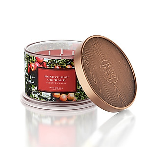 Homeworx by Harry Slatkin 4 Wick Candle, 18 oz, Honeycrisp Apple Orchard, Brown