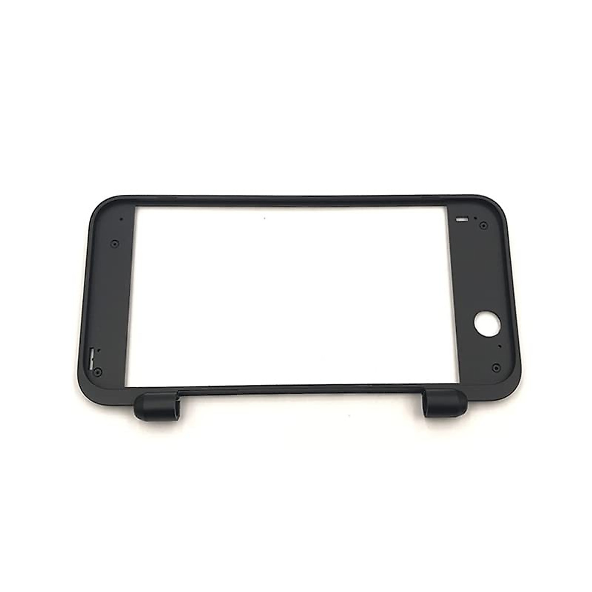 New Full Housing Case Cover Shell Front Bottom Panel LCD Frame Middle Frame Screen Lens Cover Replacement Parts for New 2DS XL LL Game Console Black & Blue
