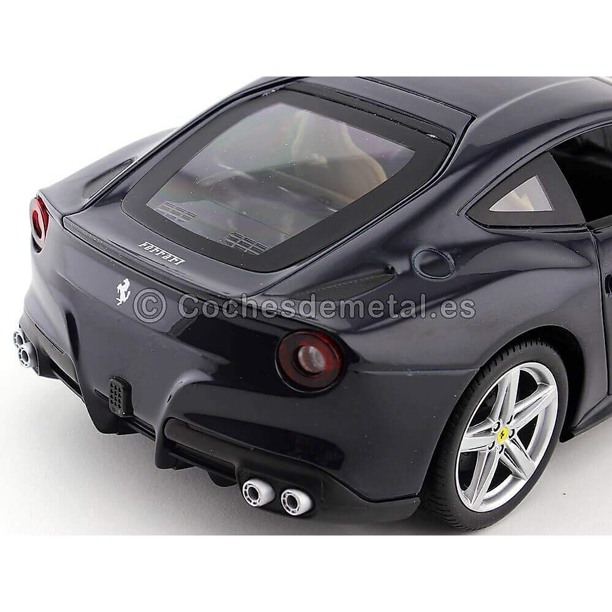 Hot wheels BCJ73 Ferrari F12 Berlinetta Blue 1/18 Diecast Model Car by Hotwheels