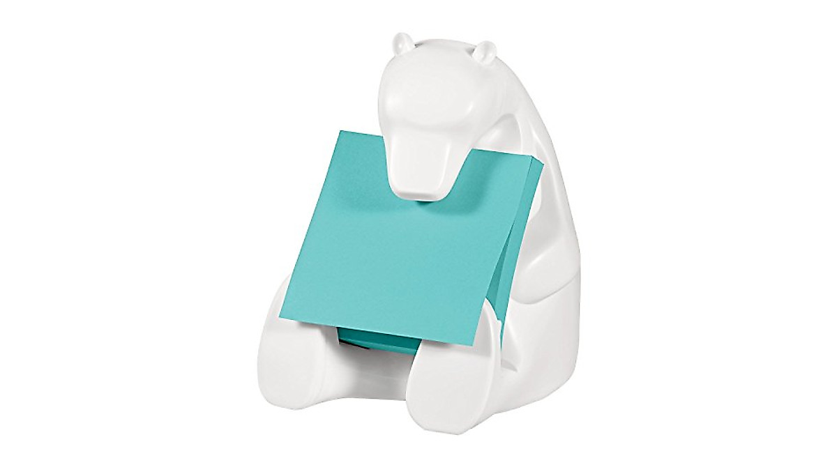 Post-it Bear Dispenser for 3x3 Notes | Fun Desk Organizer