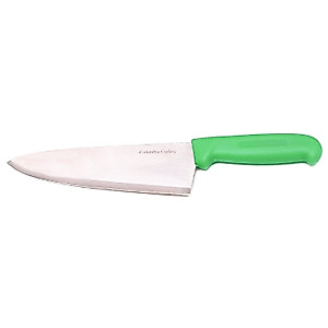 Columbia Cutlery 8 in. Green Chef / Cook Knife (Single Chef Knife)