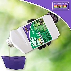 Bonide Poison Ivy & Brush Killer BK-32, 32 oz Concentrate, Completely Kills Roots without Harming Lawn and Grass