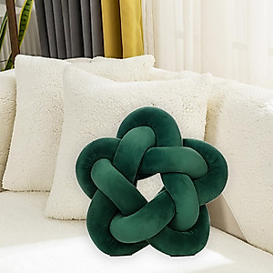 BHZ Decorative Throw Pillow Knot Pillow Christmas Star Shaped for Bedroom Soft Household Sofa Decor Pillow for House Decoration