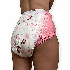 Rearz - Princess Pink - Overnight Adult Diapers (Sample 2 Pack) (Medium)