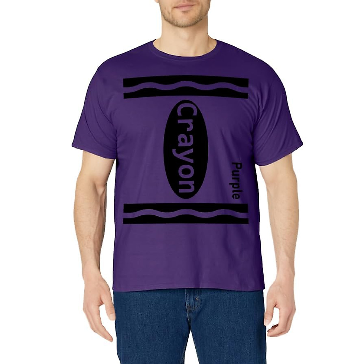 Purple-Crayon Halloween-Costumes 2020 Kids Boys Girls Women T-Shirt
