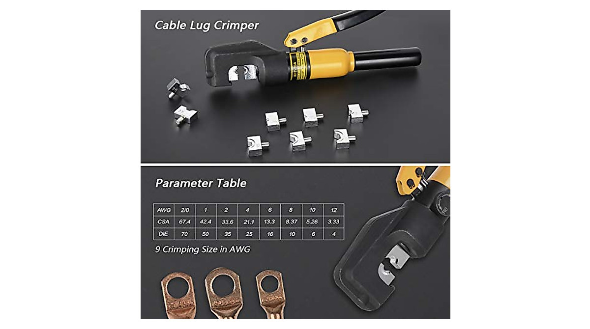 HYCLAT 10 Tons Hydraulic Crimping Tool for Efficient Crimping