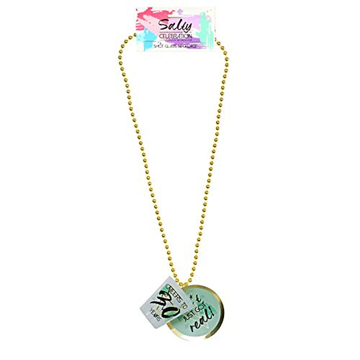 Pavilion - 30th Birthday Novelty Glow In The Dark Shot Glass Beaded Necklace Party Supplies