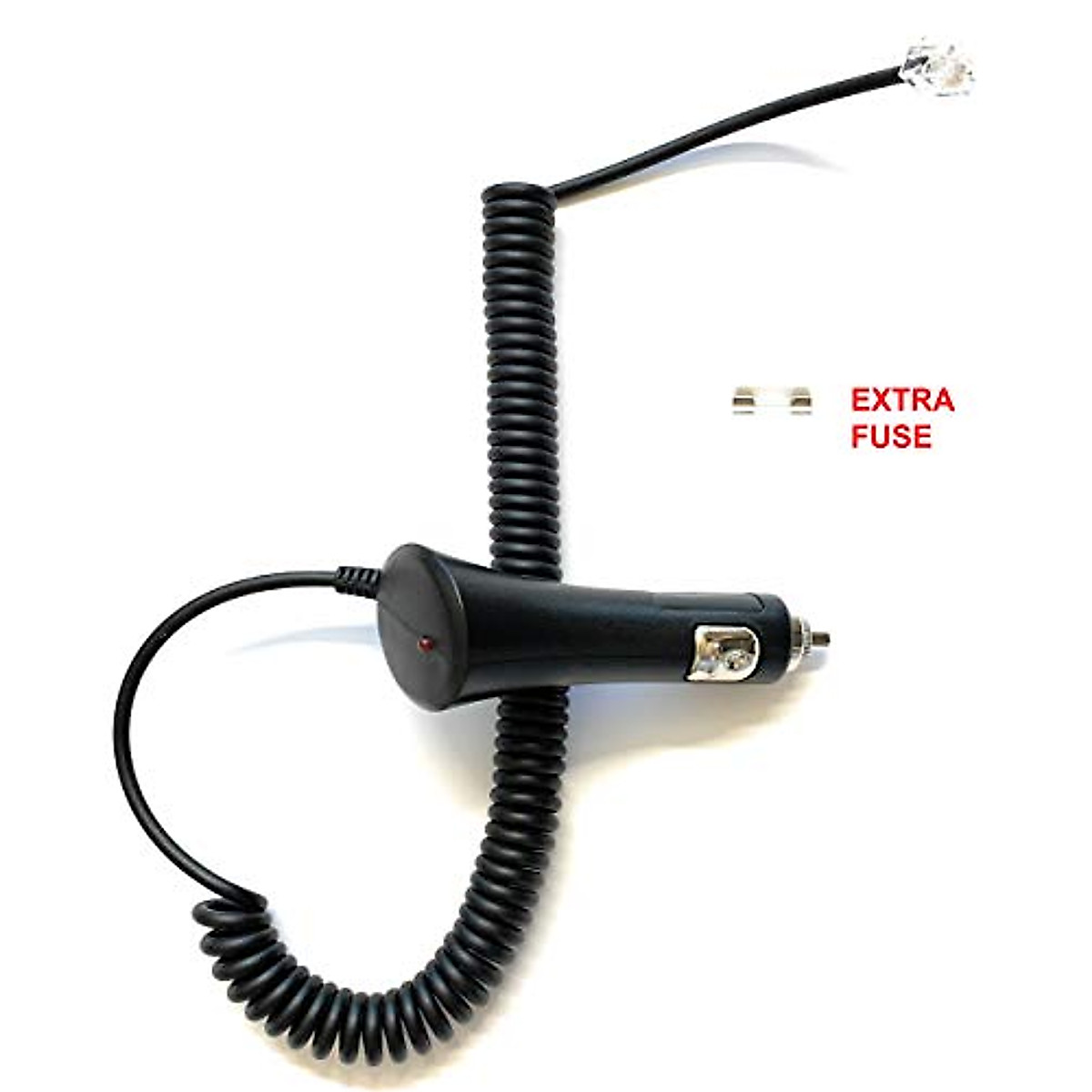 Generic Coiled DC Power Cord Replacement for Escort Passport 8500, 8500 X50 Radar Detector