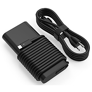 Replacement New Dell 90W USB C Type C Slim AC Adapter laptop charger for Dell Latitude 3400,3500,5289,5300 2in1,7400 2in1,7300,7390 2in1,7200 2in1,9410 2-in-1,9510,0TDK33 LA90PM170 DA90PM170 DA65NM170